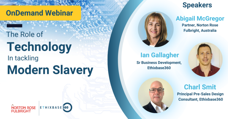 The Role of Technology in Tackling Modern Slavery - Ethixbase360