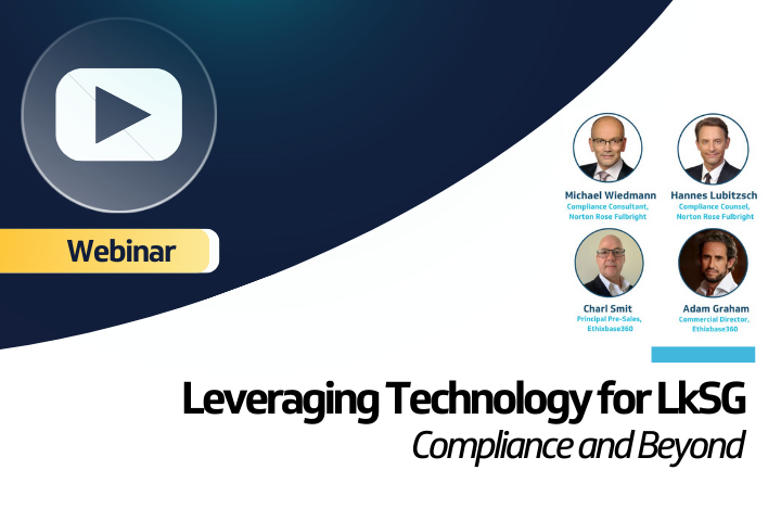 Leveraging Technology for LkSG Compliance and Beyond - Ethixbase360