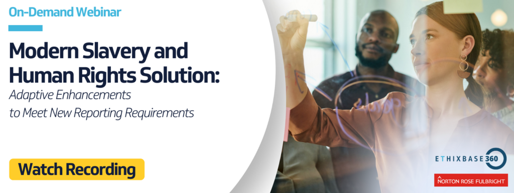 Modern Slavery and Human Rights Solution: Adaptive Enhancements to Meet ...